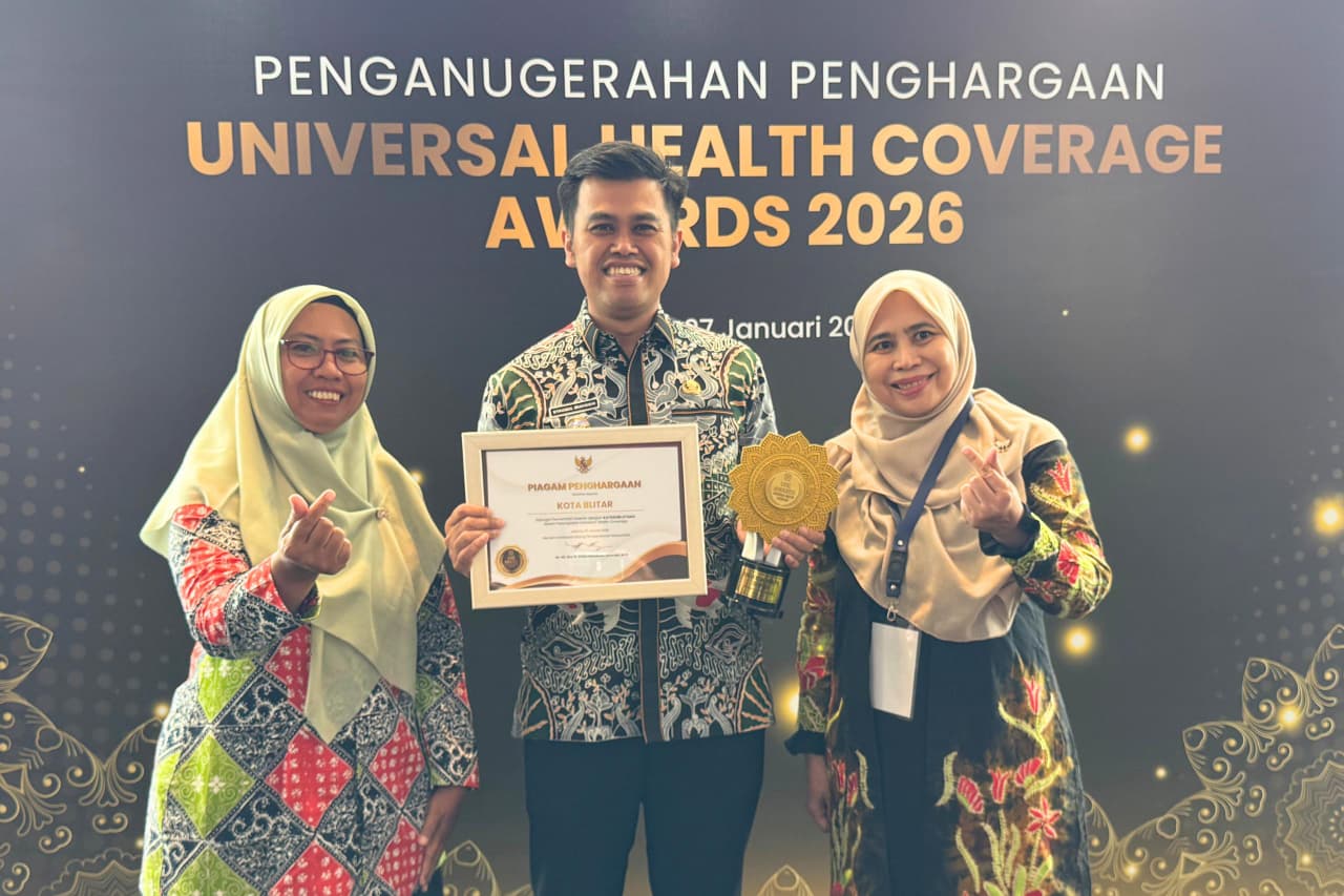 Pemkot Blitar Sabet UHC Awards 2026 Kategori Utama, Cakupan Kepesertaan ...